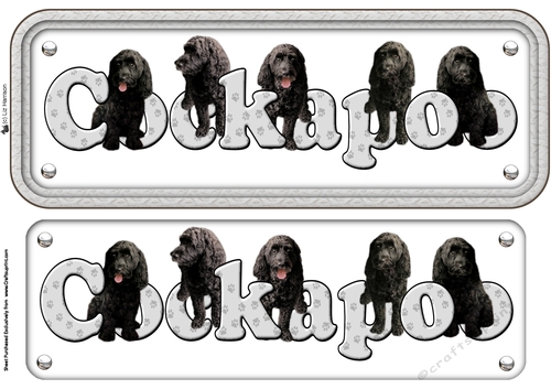 Cockapoo Name sign - CUP805068_15 | Craftsuprint