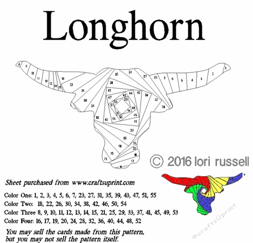 Longhorn - CUP716355_2230 | Craftsuprint