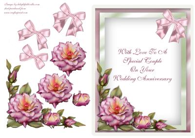 Romantic Roses - Anniversary - CUP120426_643 | Craftsuprint