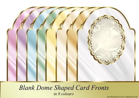 Dome Shaped Card Fronts - CUP310433_643 | Craftsuprint