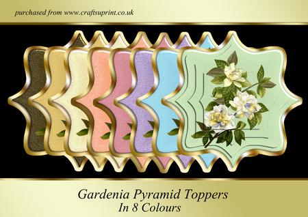 Gardenia Pyramid Toppers - CUP323963_643 | Craftsuprint