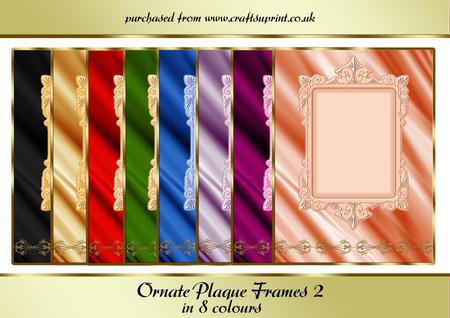 Ornate Plaque Card Fronts 2 - CUP332299_643 | Craftsuprint