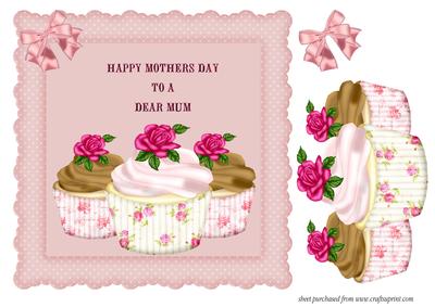 Mothers Day Cupcakes - CUP607349_643 | Craftsuprint