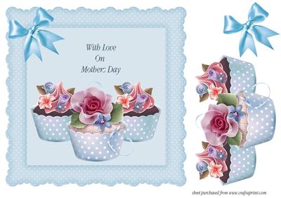 Mothers Day Cupcakes 3 - CUP607351_643 | Craftsuprint