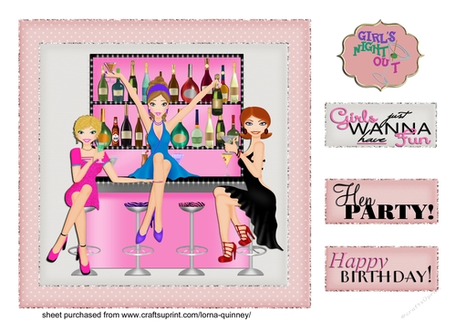 Girls Night Out - CUP726214_643 | Craftsuprint