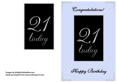 21 Today Male - CUP73379_643 | Craftsuprint