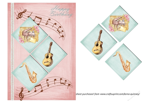 Musical Birthday - CUP788989_643 | Craftsuprint