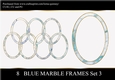 Blue Marble Frames Set 2 - CUP924568_643 | Craftsuprint