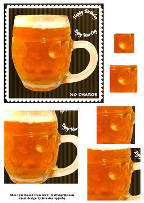 A Beer Stamp - CUP343122_1566 | Craftsuprint