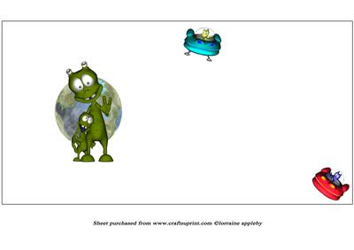 Alien Greetings Blank Insert - CUP413413_1566 | Craftsuprint