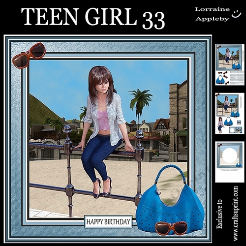TEEN GIRL 33 - CUP874544_1566 | Craftsuprint