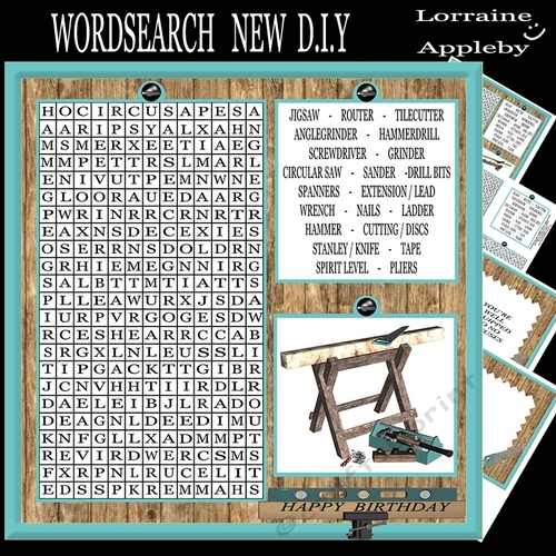 WORDSEARCH NEW DIY - CUP891350_1566 | Craftsuprint