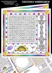 WORDSEARCH COCKTAILS - Photo by Linda Short