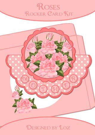 Roses Rocker Card Kit - CUP289229_631 | Craftsuprint