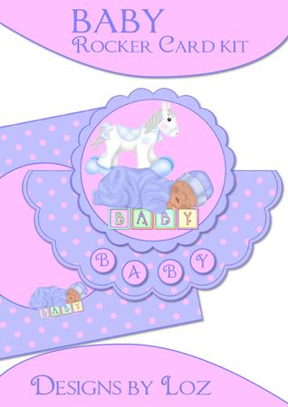 Baby Rocker Card Kit - CUP289692_631 | Craftsuprint