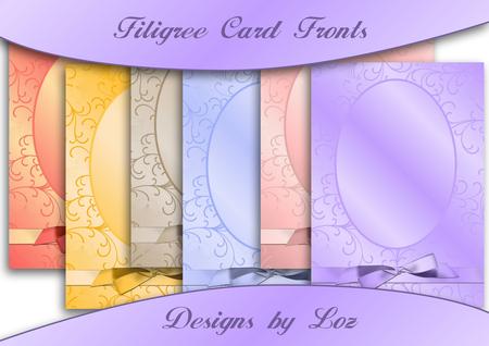6 Filigree Card Fronts - CUP303261_631 | Craftsuprint