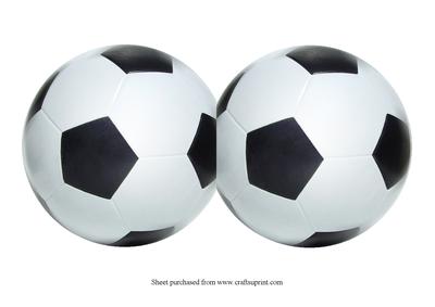 Football Shaped Card - CUP64239_631 | Craftsuprint