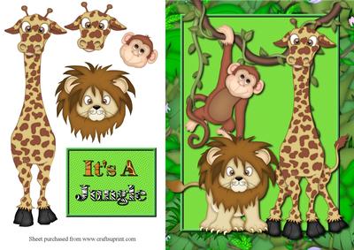 Jungle Fun Quick Card - CUP66474_631 | Craftsuprint