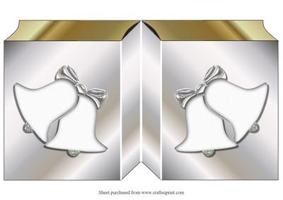 Wedding Book Shaped Card - CUP86417_631 | Craftsuprint