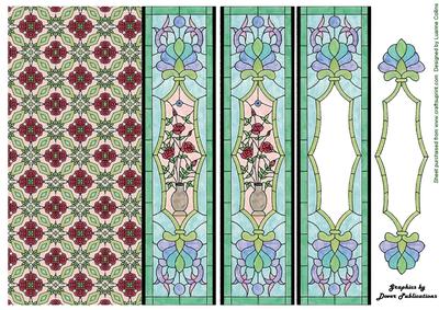 Stained Glass Border 2 Card Front - CUP181932_361 | Craftsuprint