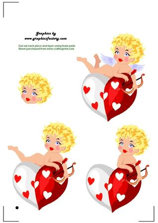 Cupid Heart Print And Cut - CUP700329_361 | Craftsuprint