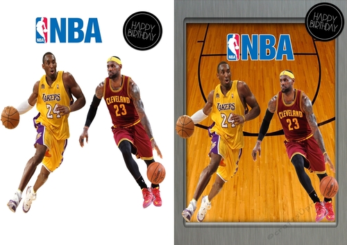 NBA Legends Birthday Card - CUP810945_83674 | Craftsuprint