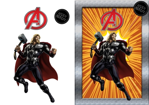 Thor Birthday Card - CUP817101_83674 | Craftsuprint