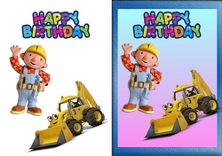 Bob the Builder Birthday Card - Photo by Elaine Harmer