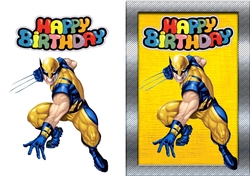 Wolverine Birthday Card - Photo by Elaine Harmer