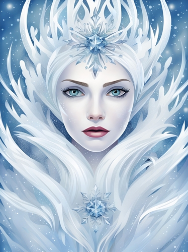 Snow Queen A4 Print - CUP1240834_93774 | Craftsuprint