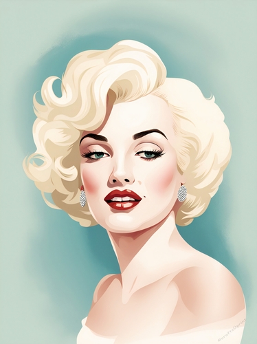 Marilyn A4 Print - CUP1241223_93774 | Craftsuprint