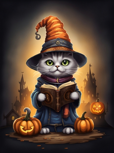 Furry Wizard A4 - CUP1247591_93774 | Craftsuprint