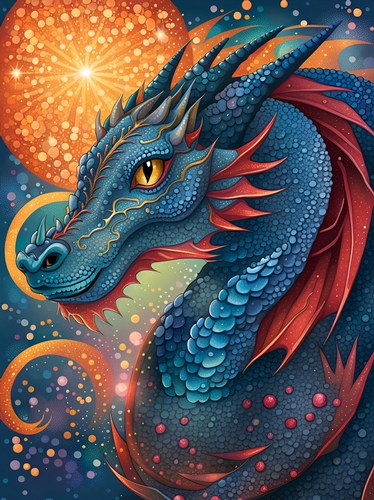 Fantasy Dragon A4 - CUP1248350_93774 | Craftsuprint