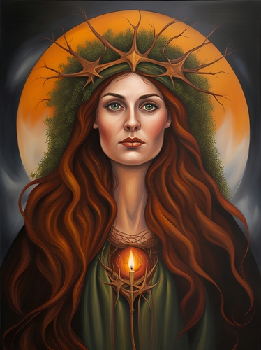 Pagan Goddess Brigid A4 - CUP1250040_93774 | Craftsuprint