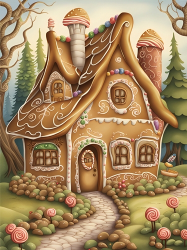 The Gingerbread House A4 - CUP1251936_93774 | Craftsuprint