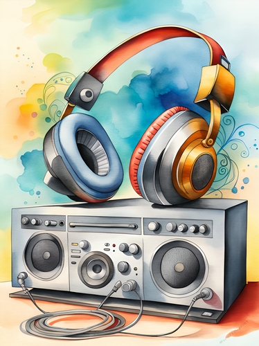 Watercolour The Beat Box A4 - CUP1252193_93774 | Craftsuprint