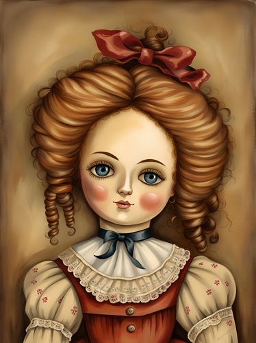 Victorian Rag Doll A4 - CUP1253932_93774 | Craftsuprint