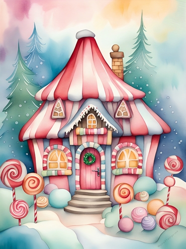 Candyland Cottage A4 - CUP1255539_93774 | Craftsuprint