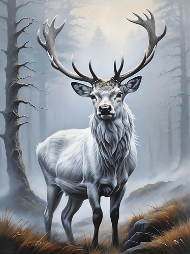The Elusive White Stag A4 - CUP1288267_93774 | Craftsuprint
