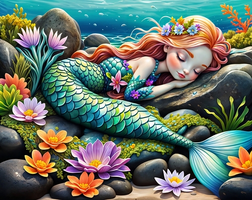 Life of a Mermaid A4 Landscape - CUP1349184_93774 | Craftsuprint