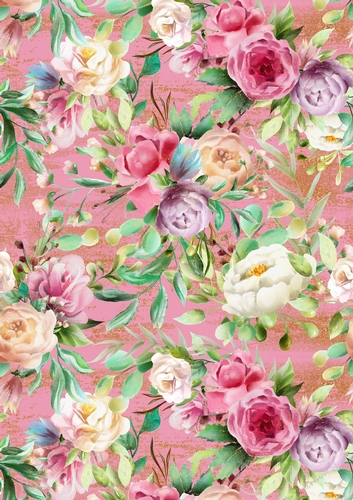 Floral Tribute A4 Background - CUP906478_93774 | Craftsuprint