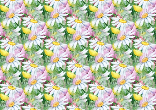 A4 Flower Garden Background - CUP956333_93774 | Craftsuprint