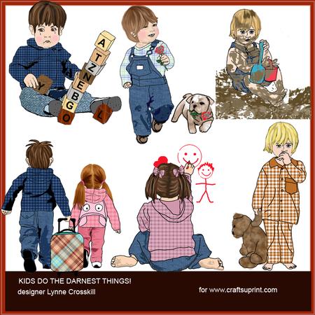 Those Darn Kids Clip Art - CUP353773_866 | Craftsuprint