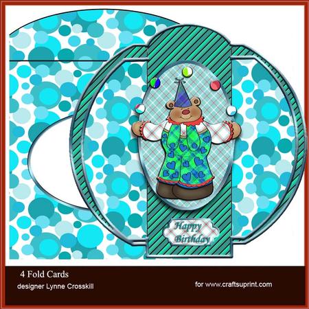 Juggling Birthday Clown 4 Fold Car & Envelope - CUP390744_866 ...