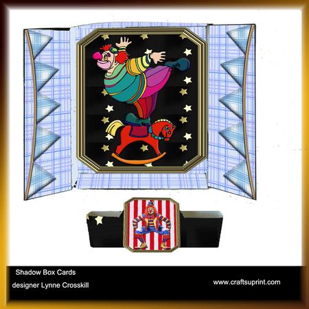 The Clown Box Card with Matching Band - CUP436336_866 | Craftsuprint