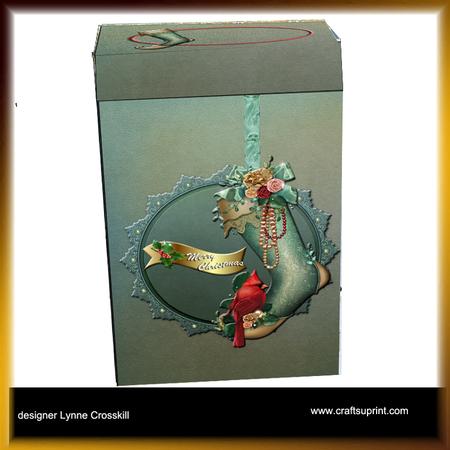 Christmas Stocking Gift Box - CUP581584_866 | Craftsuprint