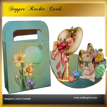 Easter Bonnet Rocker/stepper Card & Treat Bag Duo - CUP604783_866 ...