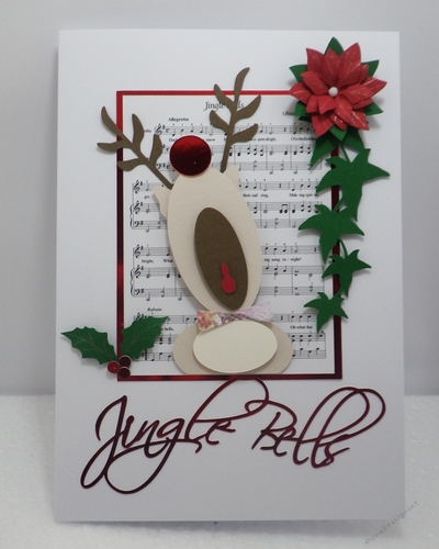 Singing Rudolf topper - CUP1079824_1577 | Craftsuprint