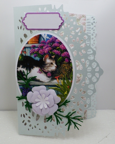 Lacy oval front card - CUP1152490_1577 | Craftsuprint