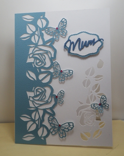 Butterfly Mothers day card - CUP1201322_1577 | Craftsuprint
